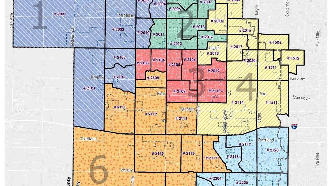 Meridian City Council to adjust seats in redistricting map | Idaho ...