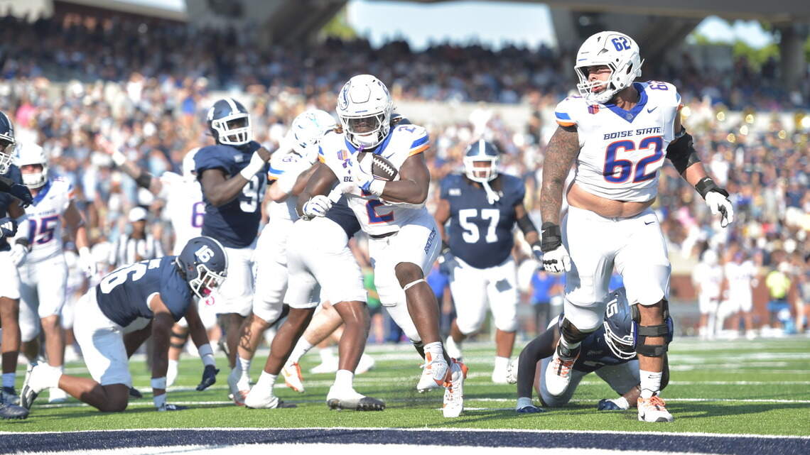Boise State offensive line imposes will at Georgia Southern | Idaho ...