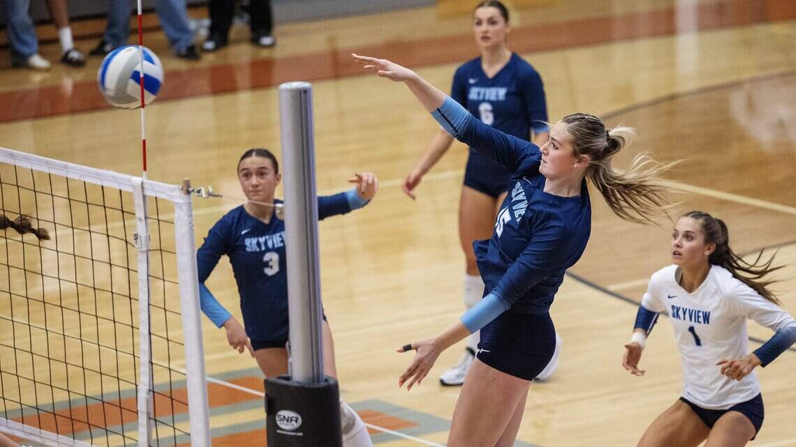 Skyview volleyball wins 15th straight district championship | Idaho ...