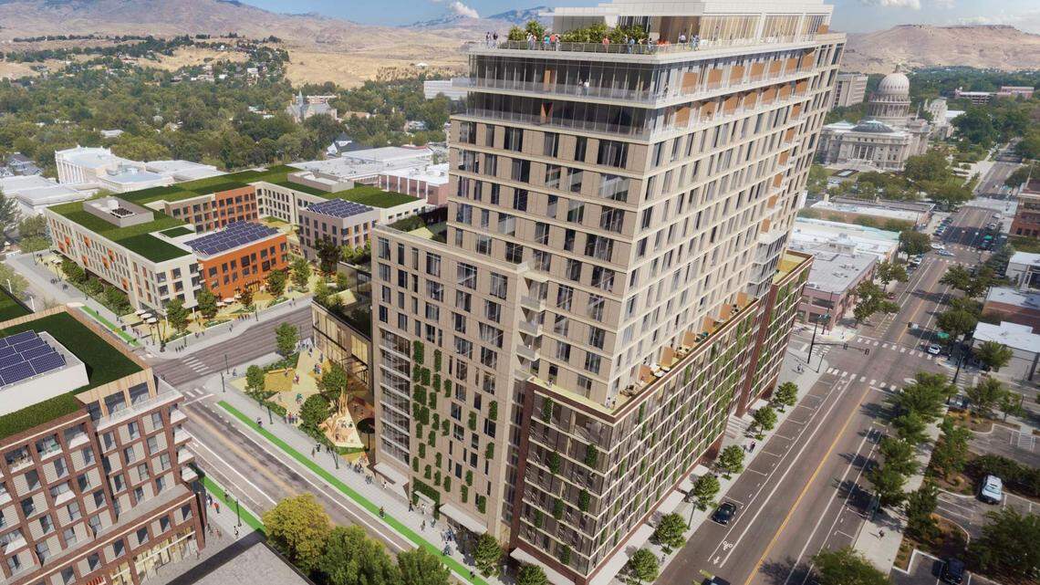 Proposed 20-story apartment building in Boise advances | Idaho Statesman