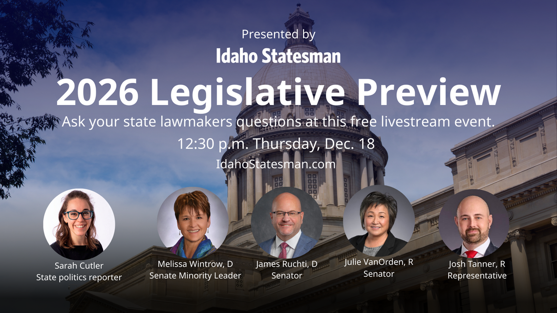 Join Idaho Statesman 2026 legislative preview livestream | Idaho Statesman